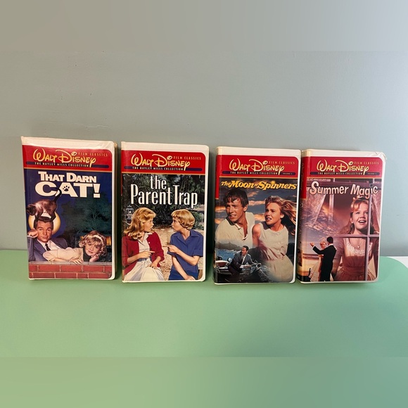 Disney | Other | Walt Disney Classic Hayley Mills Kids Vhs Tapes That ...